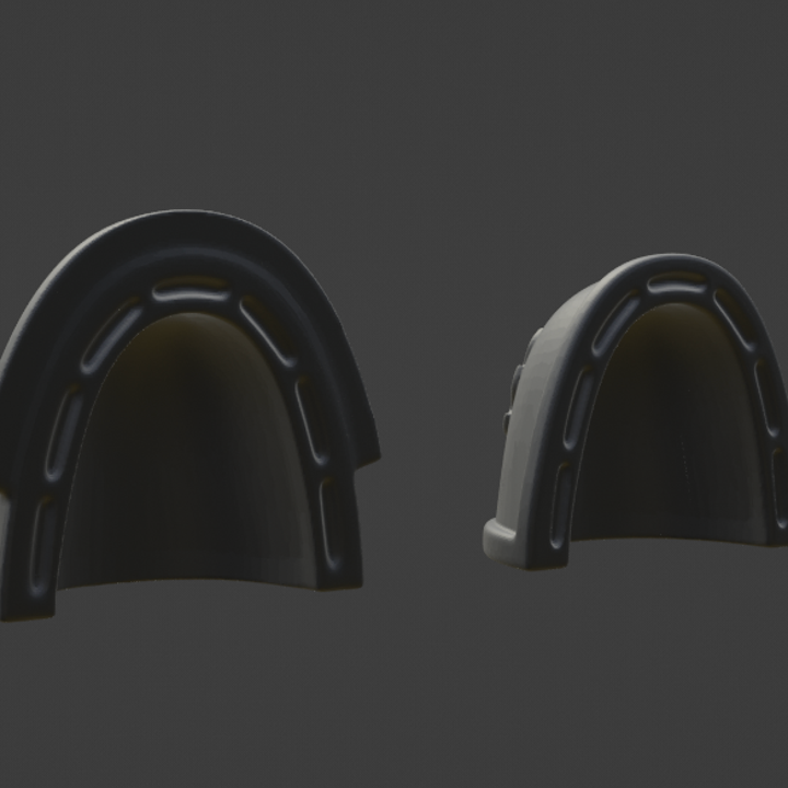 3D Printable Crimson Meat tearer shoulder pads by Benno